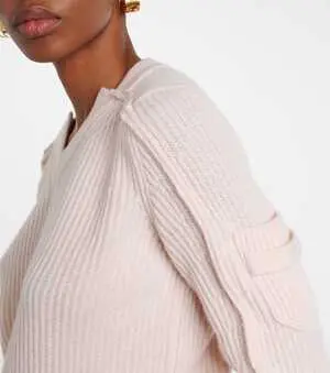 Victoria Beckham Wool & Cashmere Sweater - Pink