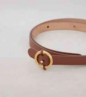 Loro Piana Helm Leather Belt