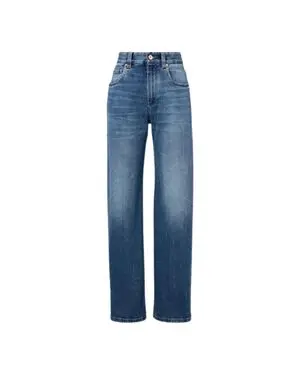 Brunello Cucinelli Low-rise Straight Jeans - Blue