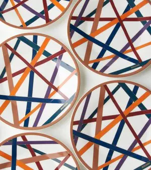 Missoni Nastri Set Of 6 Dessert Plates