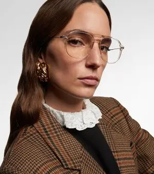 Saint Laurent Ultra Leger Aviator Sunglasses