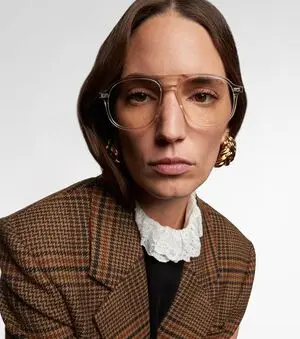 Saint Laurent Ultra Leger Aviator Sunglasses