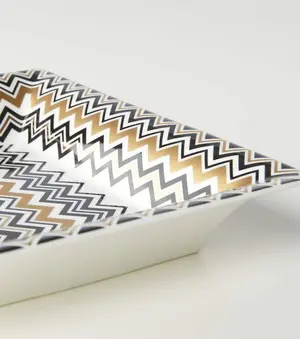 Missoni Zig Zag Gold Decorative Tray