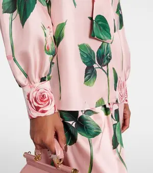 Dolce & Gabbana Silk Satin Blouse