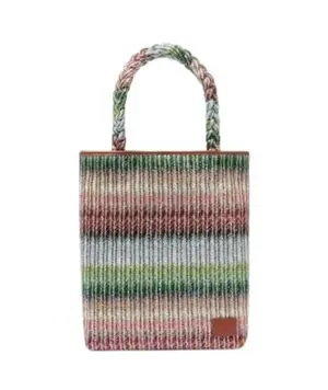 Missoni Zigzag Leather-trimmed Large Tote Bag
