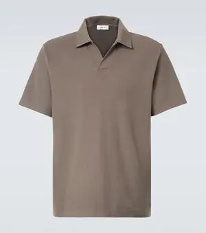 FRAME Cotton Jacquard Polo Shirt