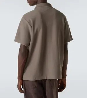 FRAME Cotton Jacquard Polo Shirt