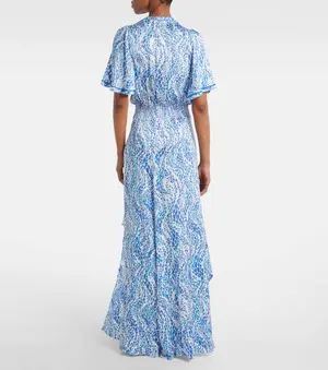 Poupette St Barth Mabelle Printed Maxi Dress
