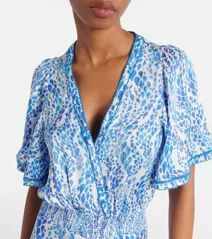 Poupette St Barth Mabelle Printed Maxi Dress