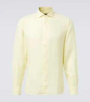 Men's Yellow Linen Shirts