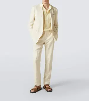 Thom Sweeney Linen Shirt - Yellow