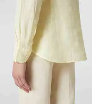 Thom Sweeney Linen Shirt - Yellow