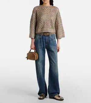 Brunello Cucinelli Low-rise Straight Jeans - Blue