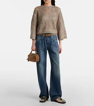 Brunello Cucinelli Low-rise Straight Jeans - Blue
