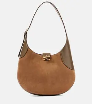 Loro Piana Bobbin Medium Leather Shoulder Bag - Brown