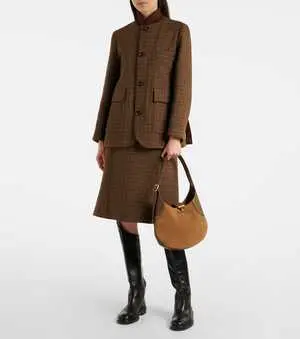 Loro Piana Bobbin Medium Leather Shoulder Bag - Brown