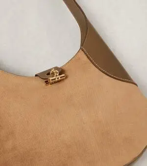 Loro Piana Bobbin Medium Leather Shoulder Bag - Brown