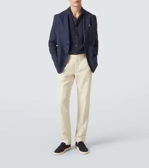 Thom Sweeney Linen Shirt - Blue