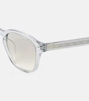 Brunello Cucinelli Acetate Round Frame Sunglasses