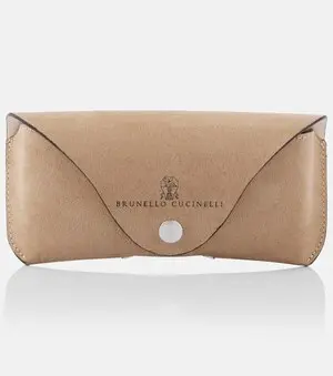 Brunello Cucinelli Acetate Round Frame Sunglasses