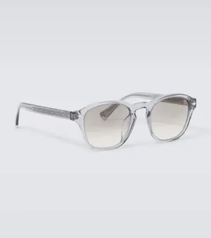 Brunello Cucinelli Intarsia Rays Round Sunglasses
