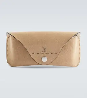 Brunello Cucinelli Tortoiseshell-effect Browline Sunglasses