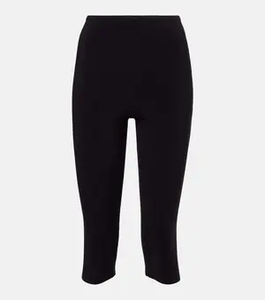 Norma Kamali Capri High-rise Leggings