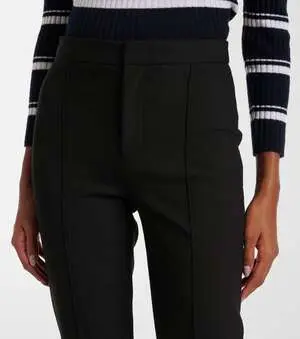 Vince Mid-rise Slim Capri Pants - Black
