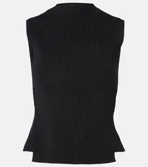 Victoria Beckham Ribbed Knit Top