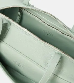 Balenciaga Carrie Small Leather Shoulder Bag - Green