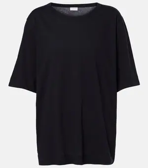 Dries Van Noten Oversized Cotton Jersey T-shirt - Black