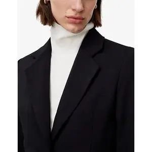 JOSEPH Glenview Single-breasted Stretch-wool Blazer - Black