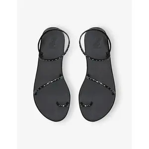 ANCIENT GREEK SANDALS Astro Faux-leather Flat Sandals