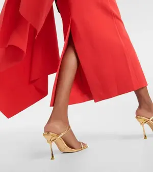 ROKSANDA Demetria Cape Effect Midi Dress - Red