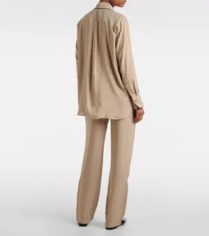Victoria Beckham Striped Pajama Shirt