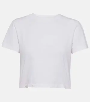 RE/DONE Cotton Jersey Crop Top