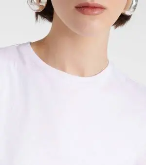RE/DONE Cotton Jersey Crop Top