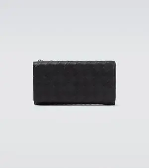 Bottega Veneta Leather Wallet - Black