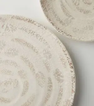 Brunello Cucinelli Tradition Set Of 2 Ceramic Plates