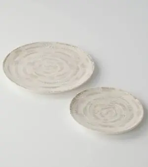 Brunello Cucinelli Tradition Set Of 2 Ceramic Plates
