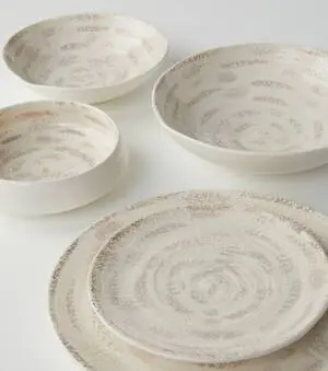 Brunello Cucinelli Tradition Set Of 2 Ceramic Plates