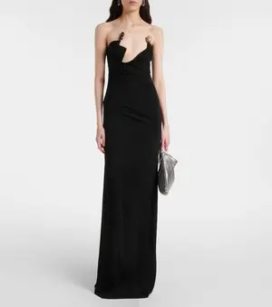 Christopher Esber Odessa Embellished Strapless Gown