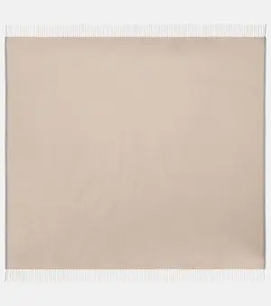 Brunello Cucinelli Fringed Cashmere Throw - Beige