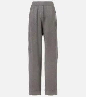 Brunello Cucinelli Cotton-blend Lame Wide-leg Trousers