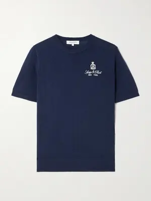 Sporty & Rich Embroidered T-shirts For Women
