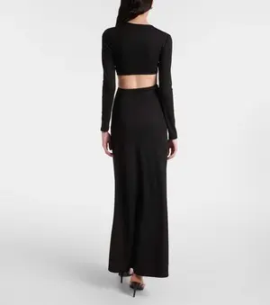 Christopher Esber S-buckle Embellished Maxi Dress