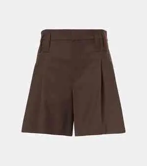 Brunello Cucinelli Monili Wool-blend Bermuda Shorts