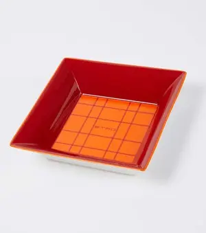 Etro Checked Porcelain Tray
