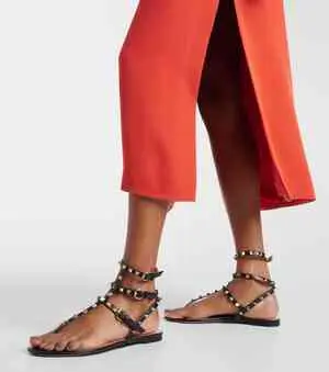 Valentino Garavani Rockstud Leather Sandals