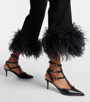 Valentino Garavani Rockstud Leather Pumps - Black